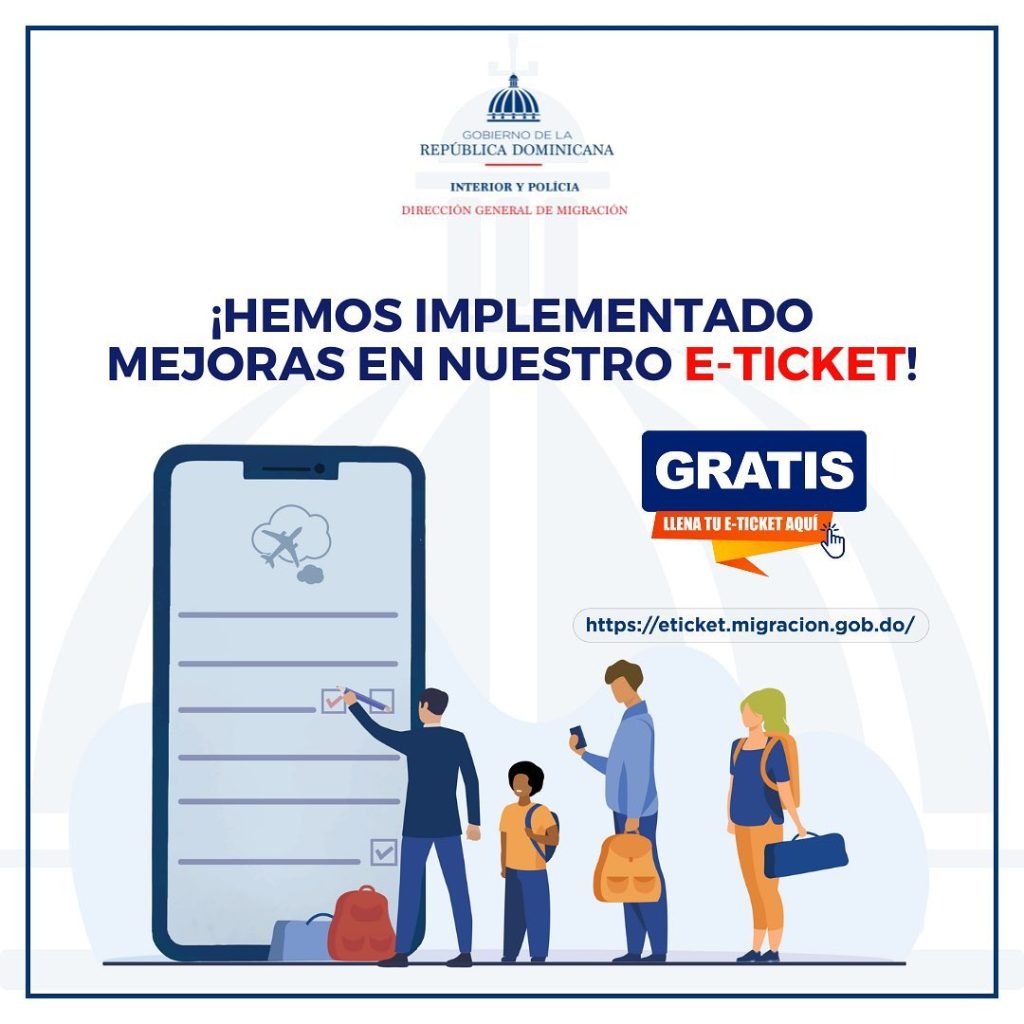 Mejoras en el E-ticket para entrar y salir de República Dominicana ...