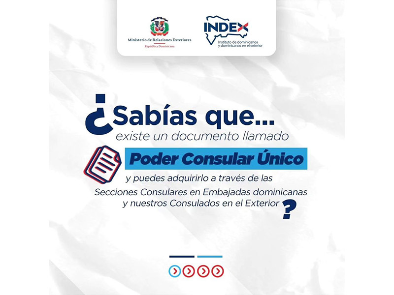 «Poder Consular Único», un servicio que ofrecemos a través de las ...